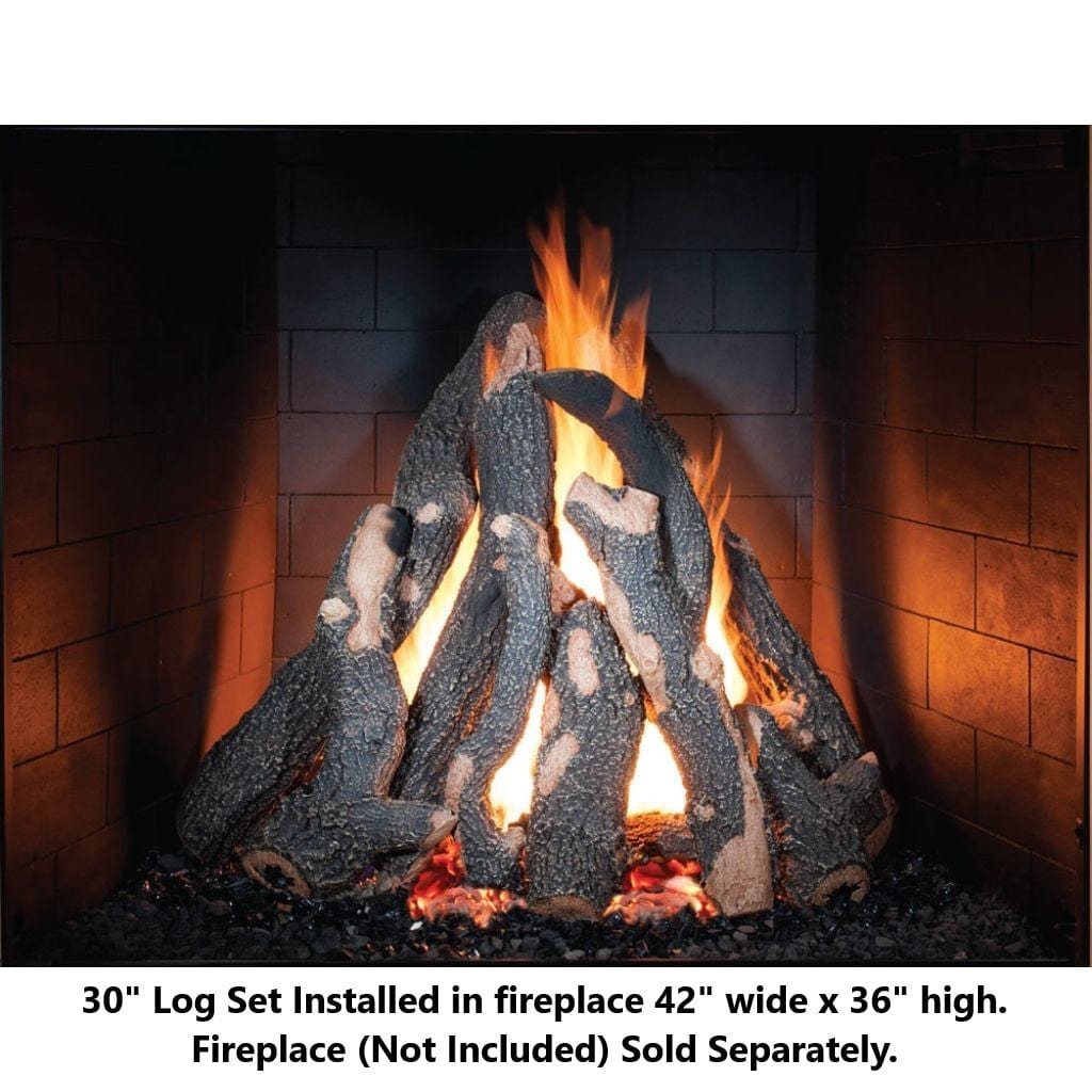 Golden Blount 24" to 36" Rumford Vented Gas Log Set (Logs Only) – Flame ...