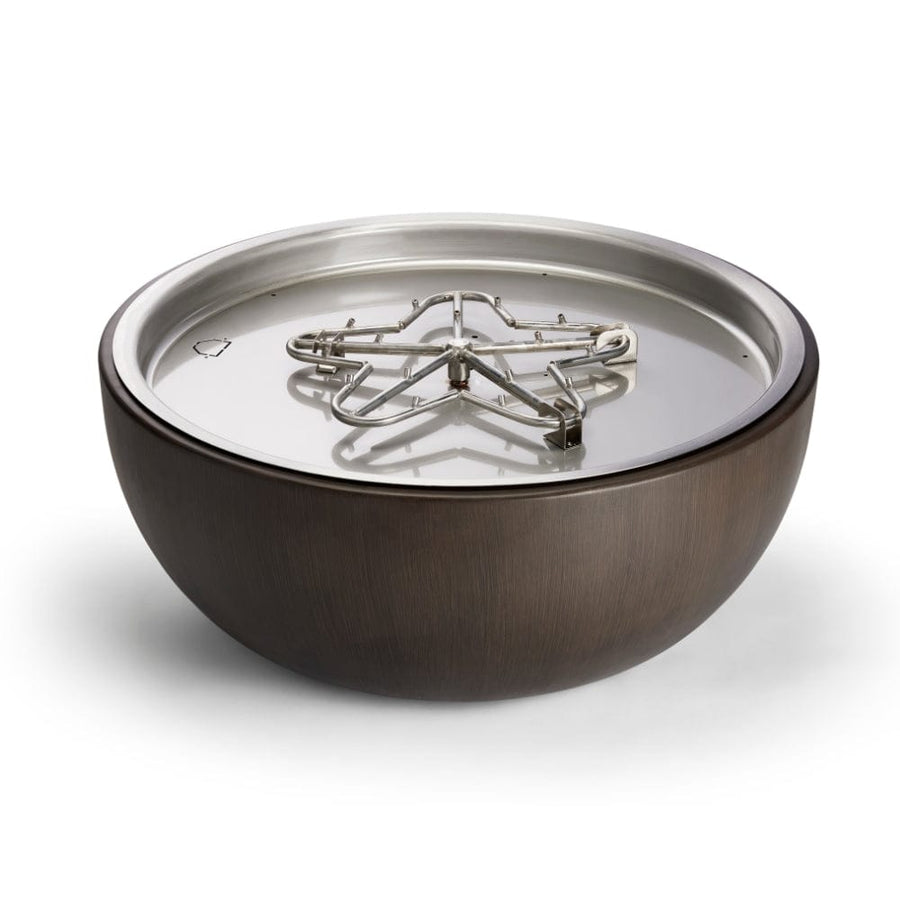 HPC Fire 35" Aluminum Gas Fire Bowl with Hi/Lo Smart Ignition – Flame ...