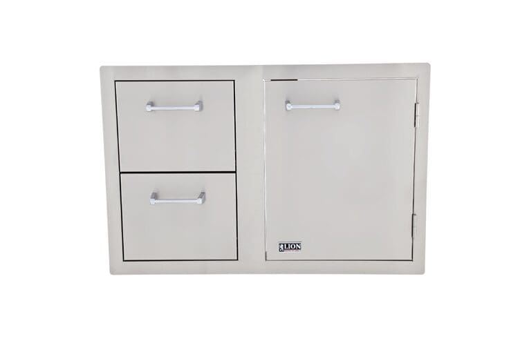 Lion Grills 33-Inch Door & Double Drawer Combo L3320 – Flame Authority
