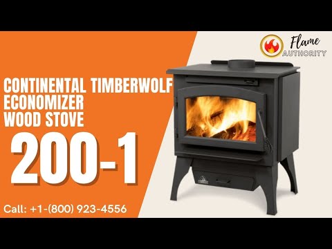 Continental Timberwolf Economizer Wood Stove 200-1 – Flame Authority
