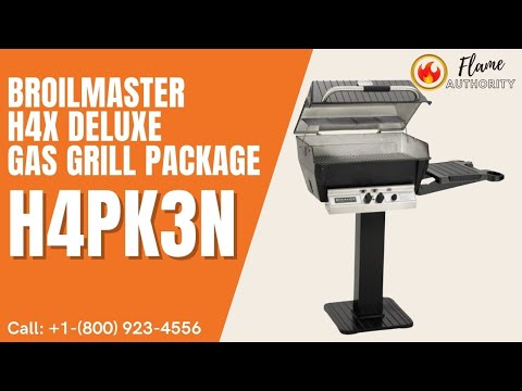 BroilMaster H4X Deluxe Gas Grill Package H4PK3N – Flame Authority