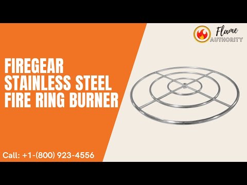 Firegear Stainless Steel 36-inch Fire Ring Burner FG-FR-36SS – Flame ...