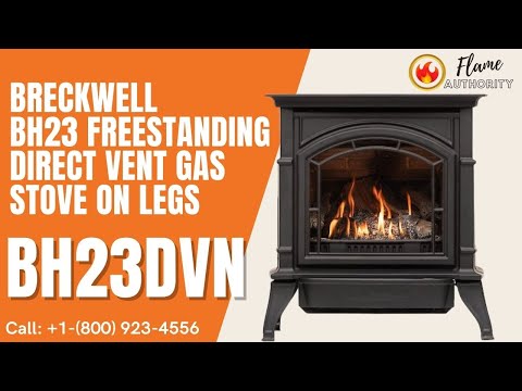 Breckwell BH23 Direct Vent Gas Stove on Legs BH23DVN – Flame Authority