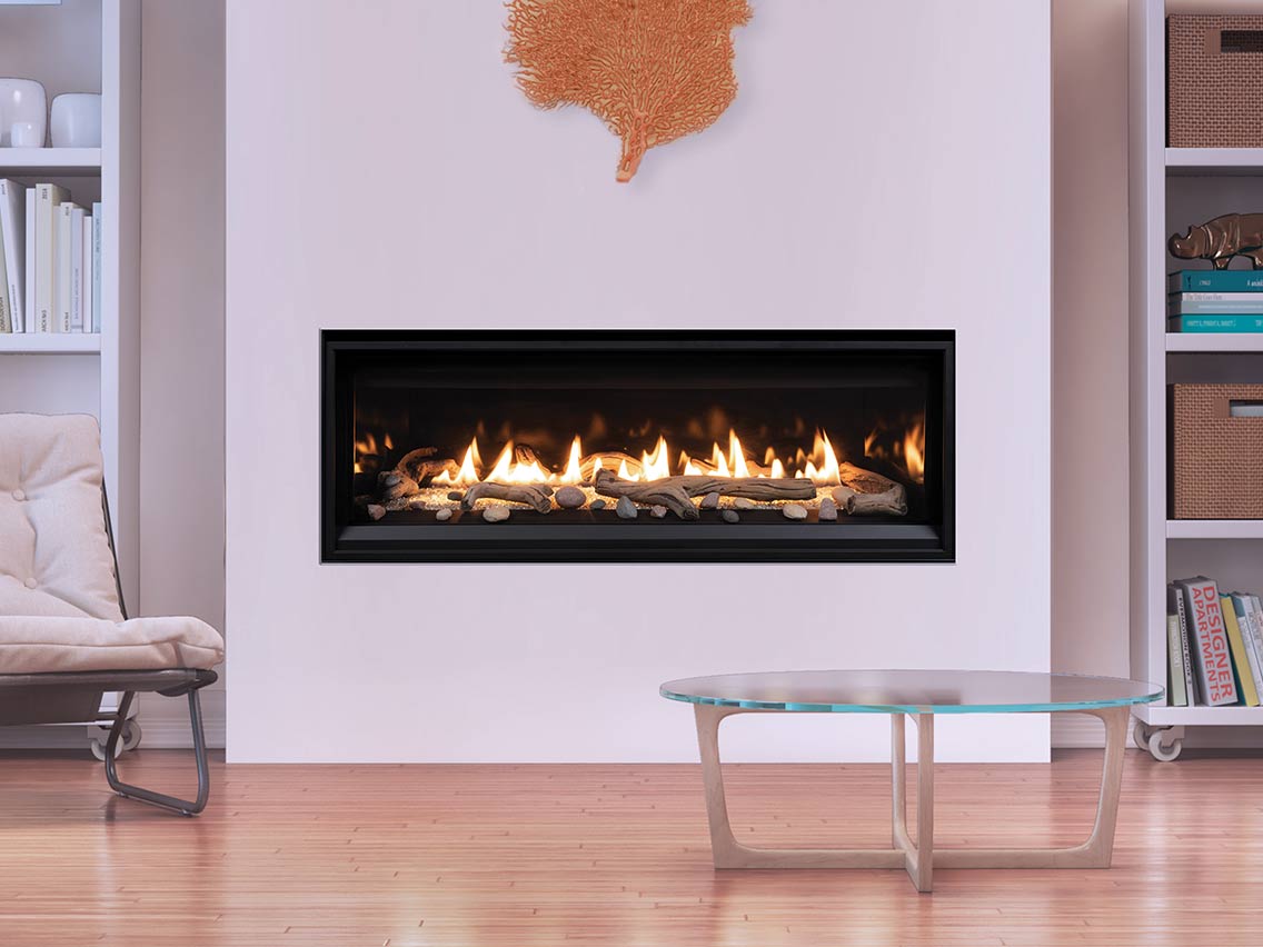 Astria 45-inch Compass DLX Direct-Vent Fireplace COMPASSDLX45TEN ...