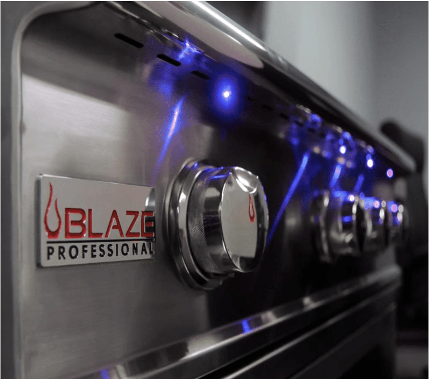 Blaze Blue LED Light Kit for Professional Grill BLZ‐4B‐LED‐BLUE – Flame ...