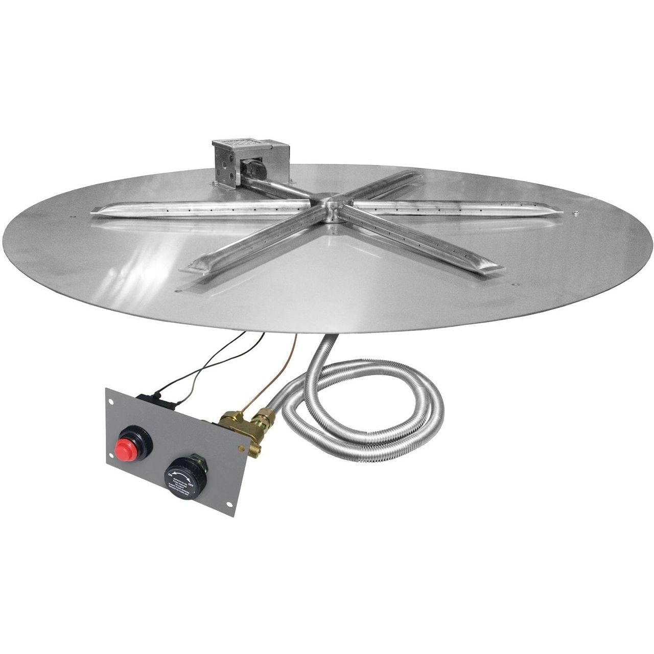 Firegear FPB Series 34 inch Stainless Steel Round Flat Pan Burner ...