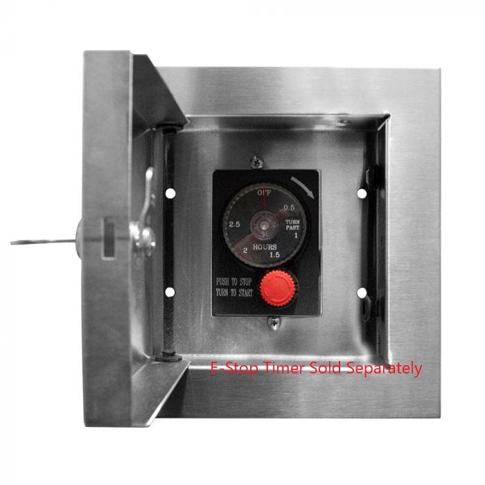 Firegear Stainless Steel ESTOP Gas Timer Locking Cabinet ESTOP-LC-KIT ...