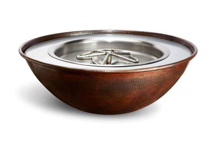 HPC Fire Tempe Hammered Copper Gas Fire Pit TEMP31-EI – Flame Authority