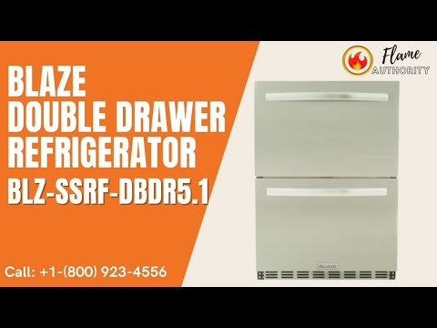 Blaze Double Drawer Refrigerator BLZ-SSRF-DBDR5.1 – Flame Authority