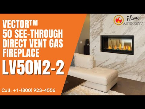 Napoleon Vector 50" See-Thru Direct Vent Gas Fireplace LV50N2-2 – Flame ...