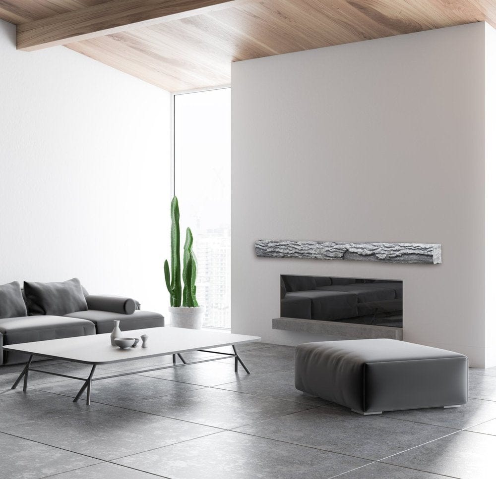 Lexington Hearth Half-Round Sleeper Weathered Grey Non-Combustible ...